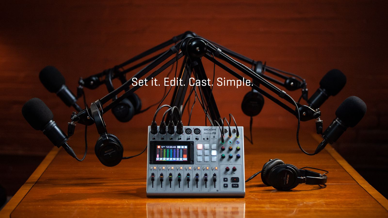 Zoom Podtrack P8 Podcast Recorder - Timmer Muziek Beverwijk